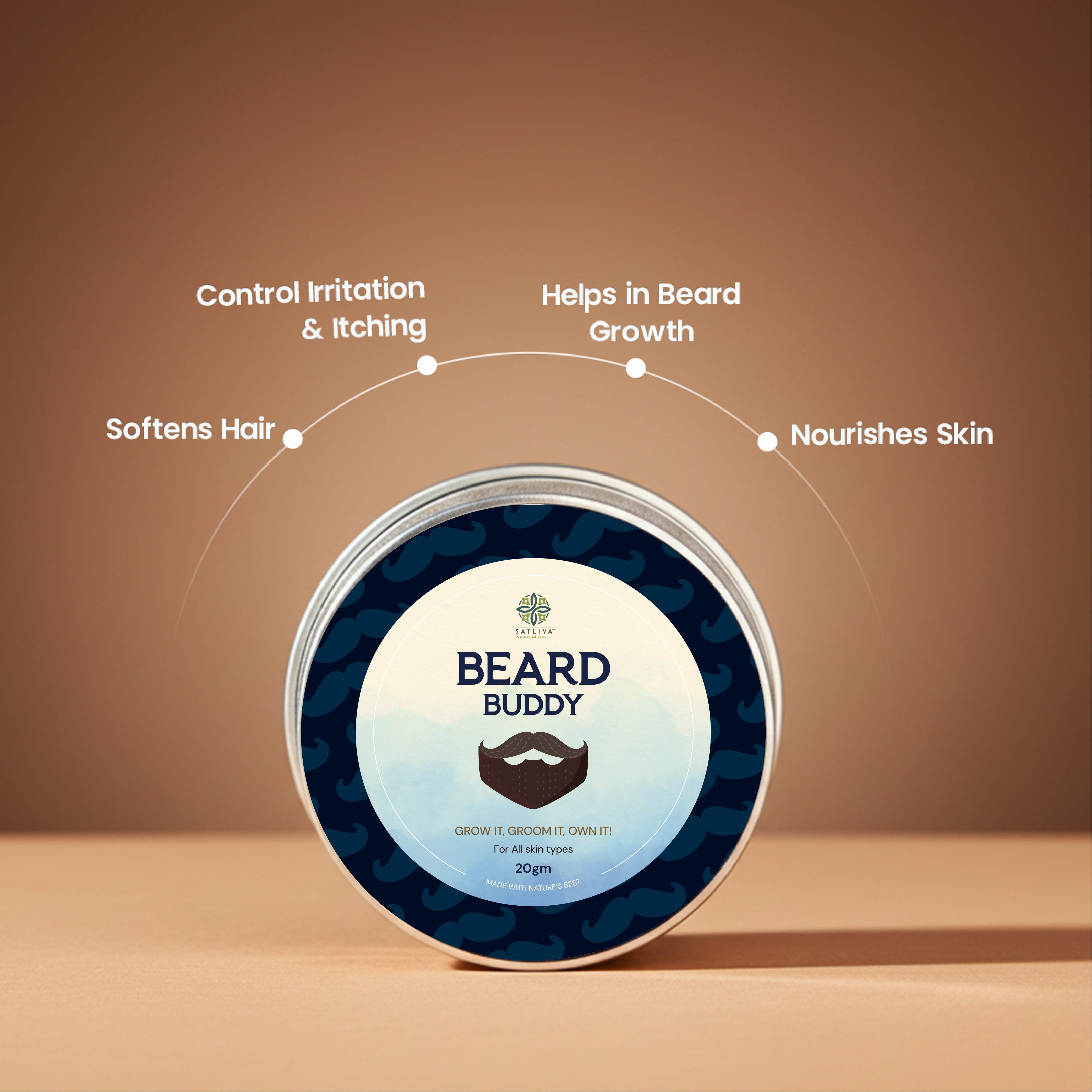 Beard Buddy | Men's No.1 Natural Beard Cream | Growth & Health ...